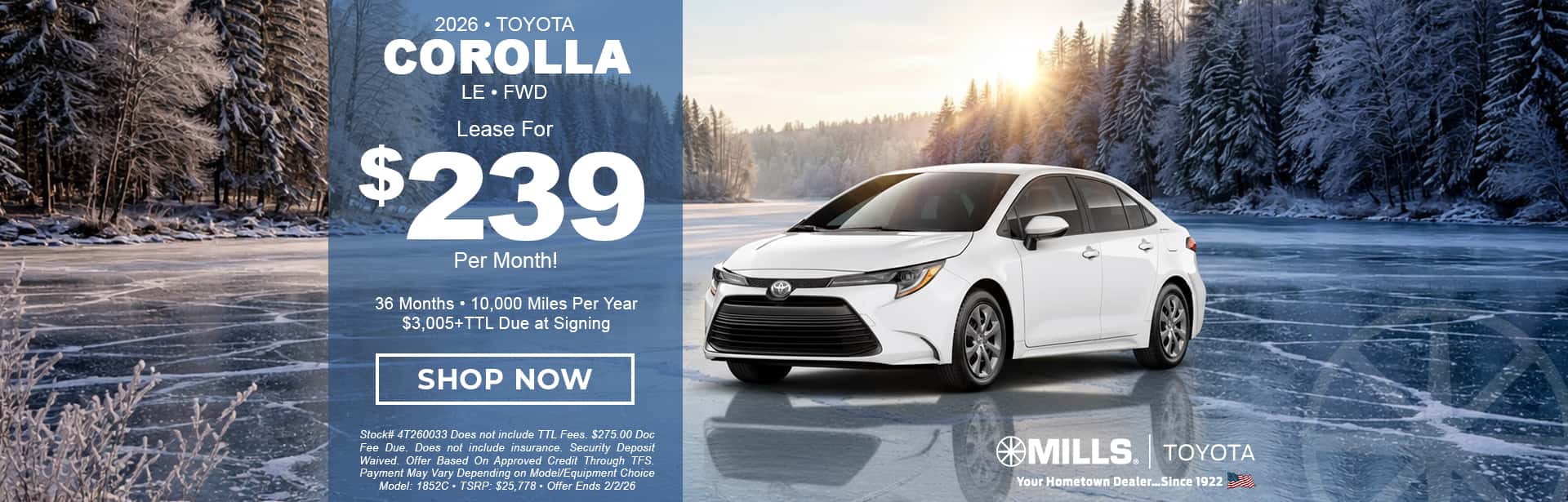 Mills Toyota | New Toyota Dealership in Willmar, MN