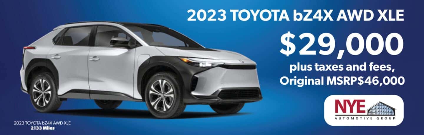 Current New Toyota Specials Offers | NYE Toyota