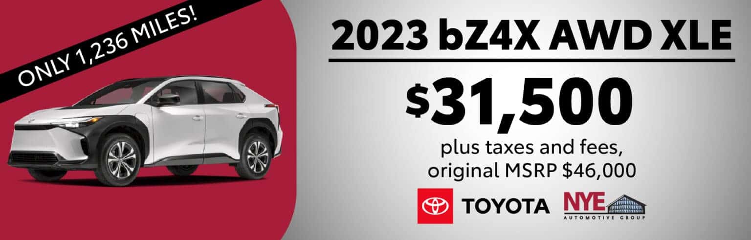 Current New Toyota Specials Offers | NYE Toyota
