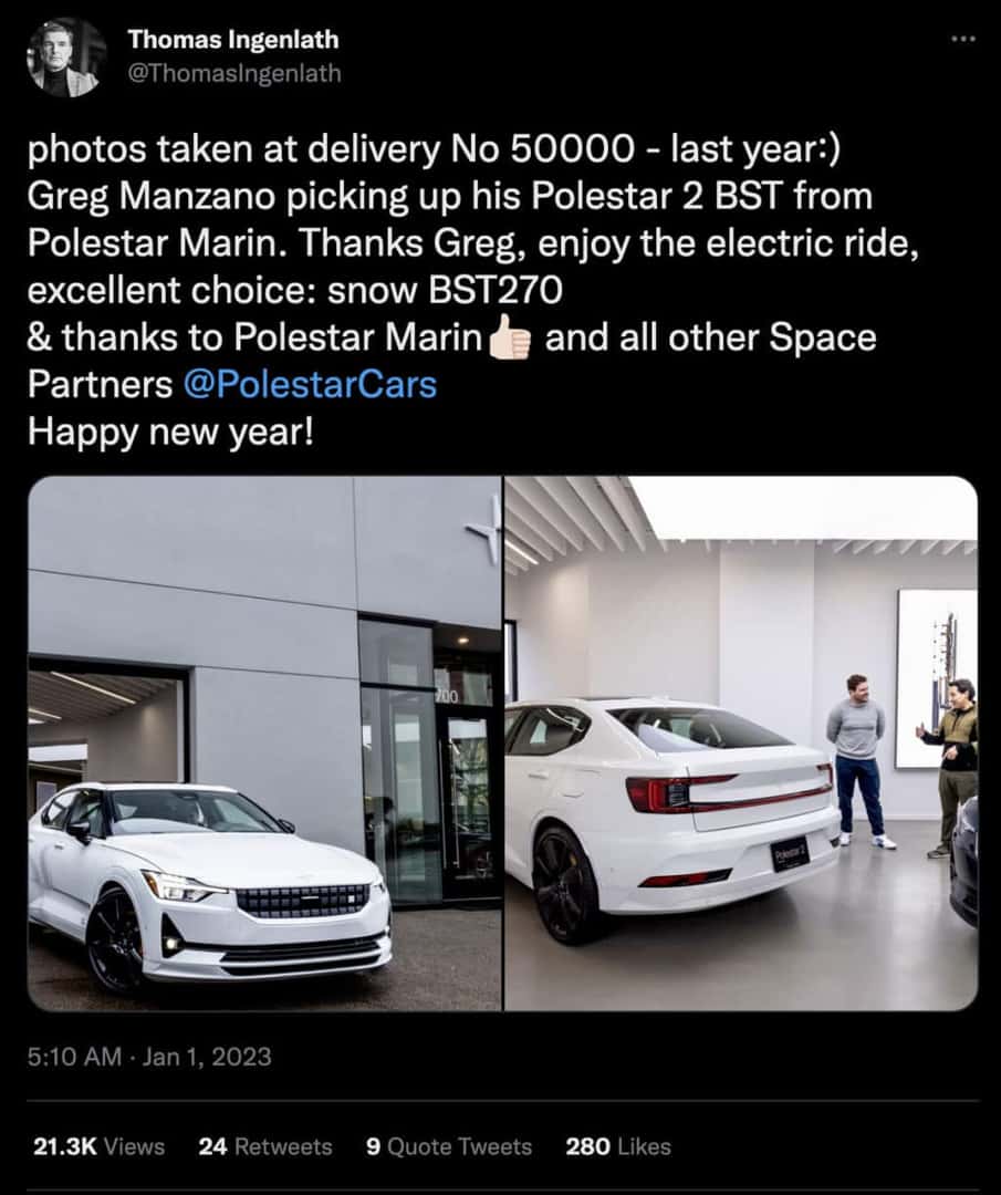 Polestar Achieves Major Milestone with Delivery of 50,000th Vehicle ...