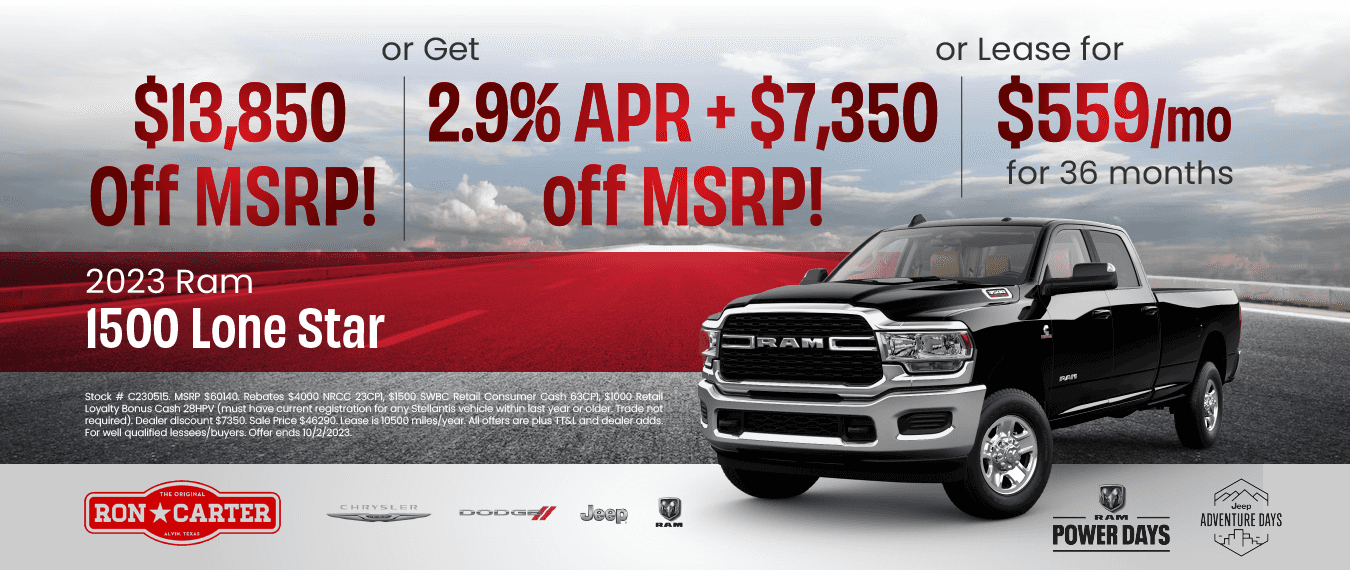 Welcome to Ron Carter CDJR in Alvin | New & Used Vehicle Dealer in ...