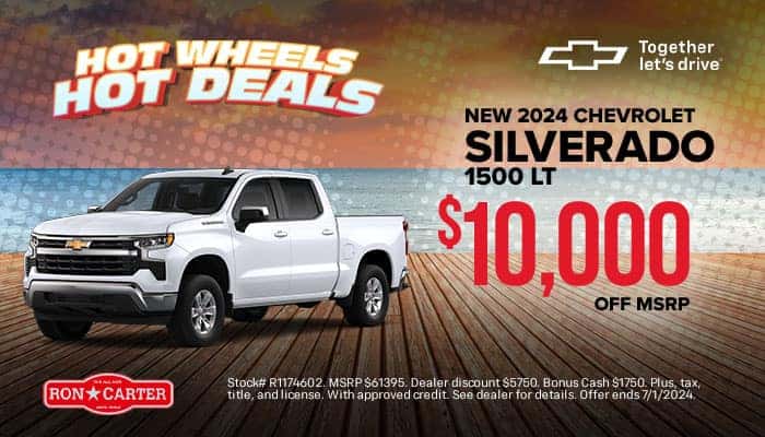 Monthly Specials | Ron Carter Chevrolet Buick GMC