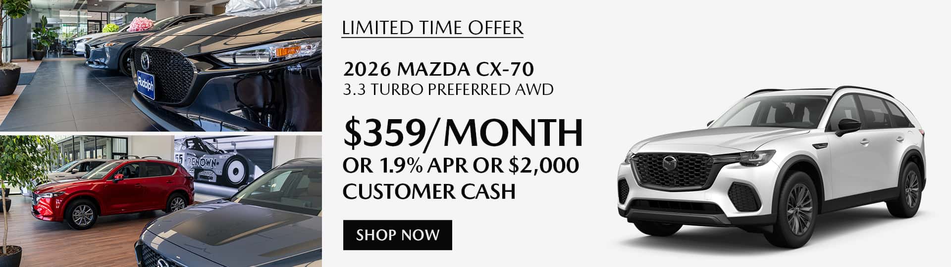 New Dealer in El Paso, TX | Rudolph Mazda