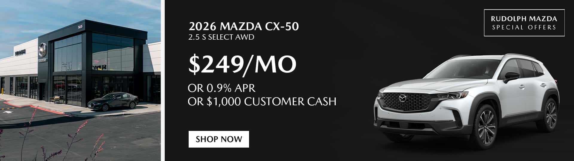 New Dealer in El Paso, TX | Rudolph Mazda