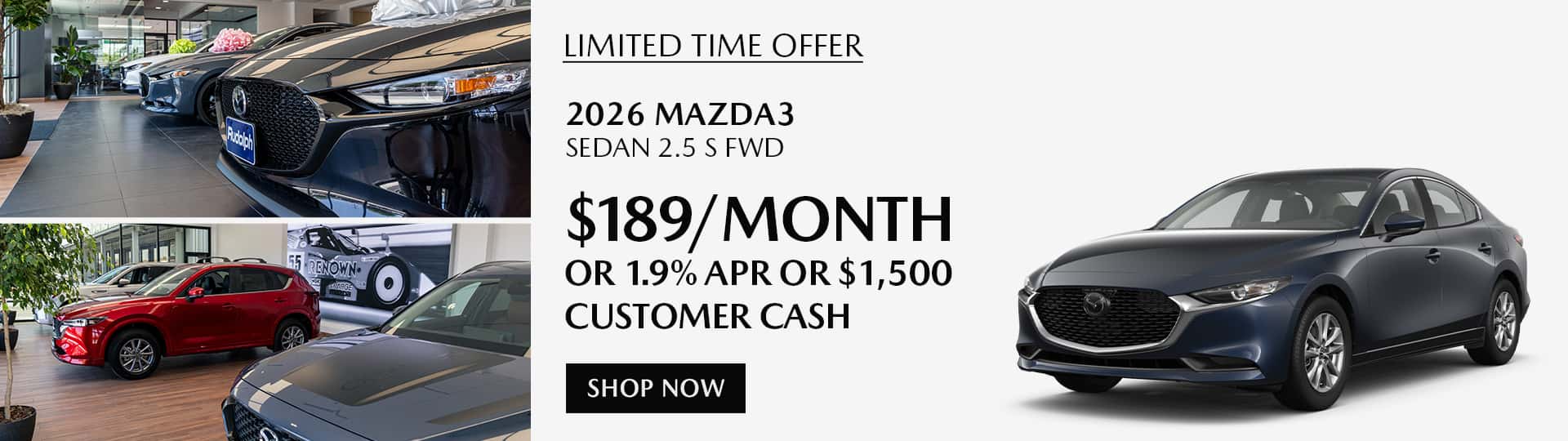 New Dealer in El Paso, TX | Rudolph Mazda
