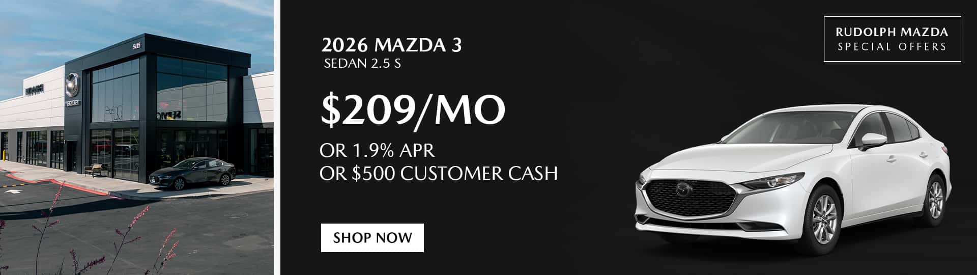 New Dealer in El Paso, TX | Rudolph Mazda