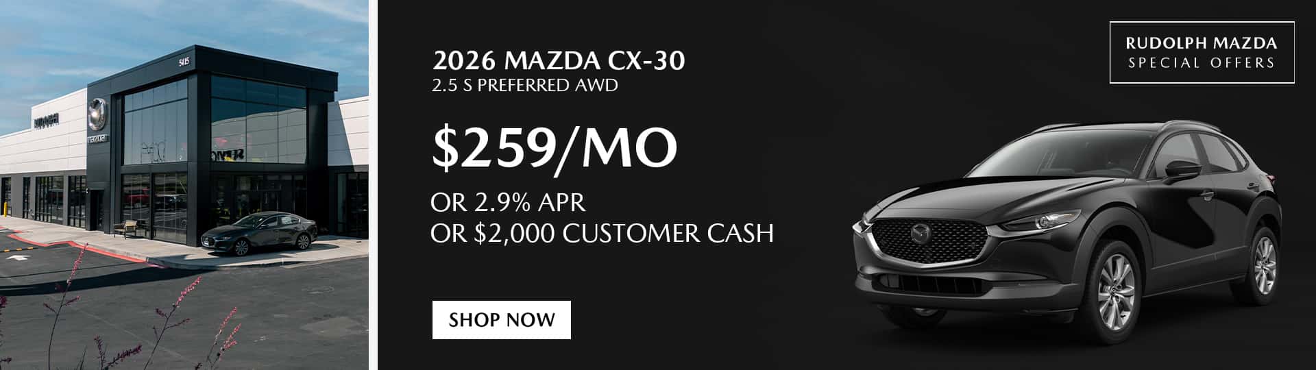 New Dealer in El Paso, TX | Rudolph Mazda